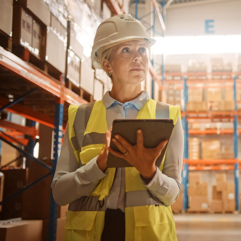 WMS system, Zebra MC94 and Cubiscan 75 PRO at Intralogistica trade show ...