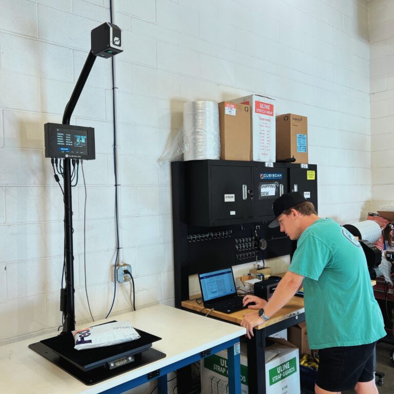 WMS system, Zebra MC94 and Cubiscan 75 PRO at Intralogistica trade show ...