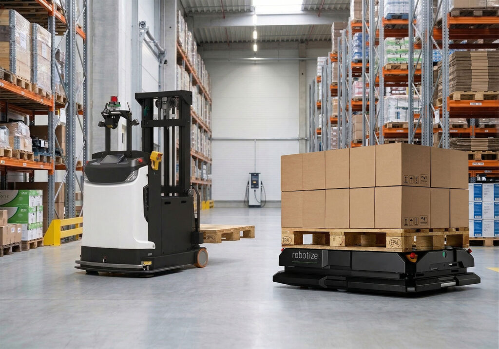 Roboty mobilne AGV i AMR? Czym się różnią i które wybrać? – HKK Group